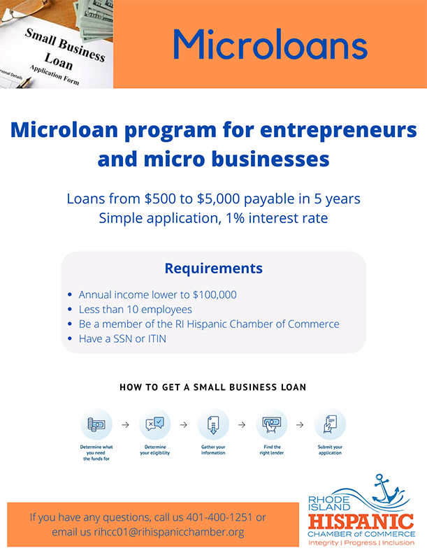 Micropréstamo-Microloan - Hispanic Chamber of Commerce